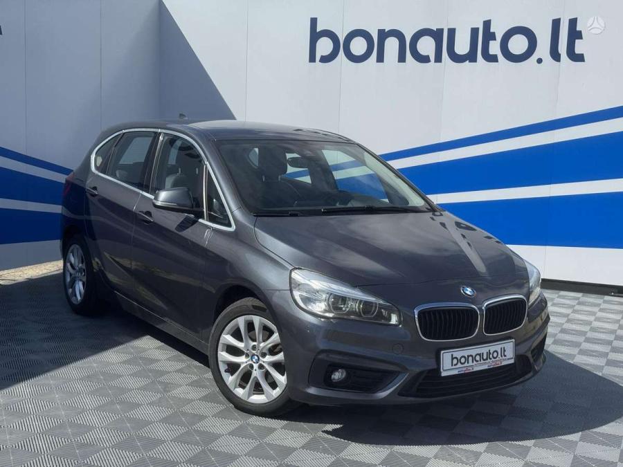 Grey BMW 216 Active Tourer 2016 in Kaunas, with an engine capacity of 1.50 L and mileage of 299 thousand km for 8850 €, photo 3 on AUTOMOTO.COM.LV