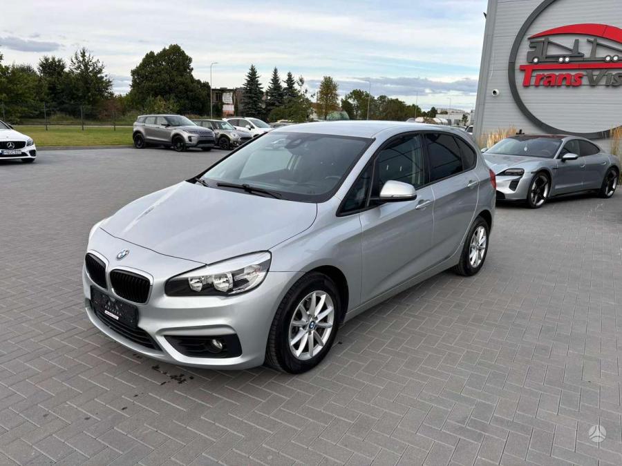 Grey BMW 216 Active Tourer 2017 in Telschi, with an engine capacity of 1.50 L and mileage of 211 thousand km for 6200 €, photo 3 on AUTOMOTO.COM.LV