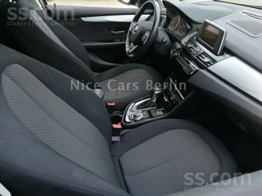 Black BMW 216 2015 in Riga, with an engine capacity of 1.50 L and mileage of 198 thousand km for 7000 €, photo 12 on AUTOMOTO.COM.LV