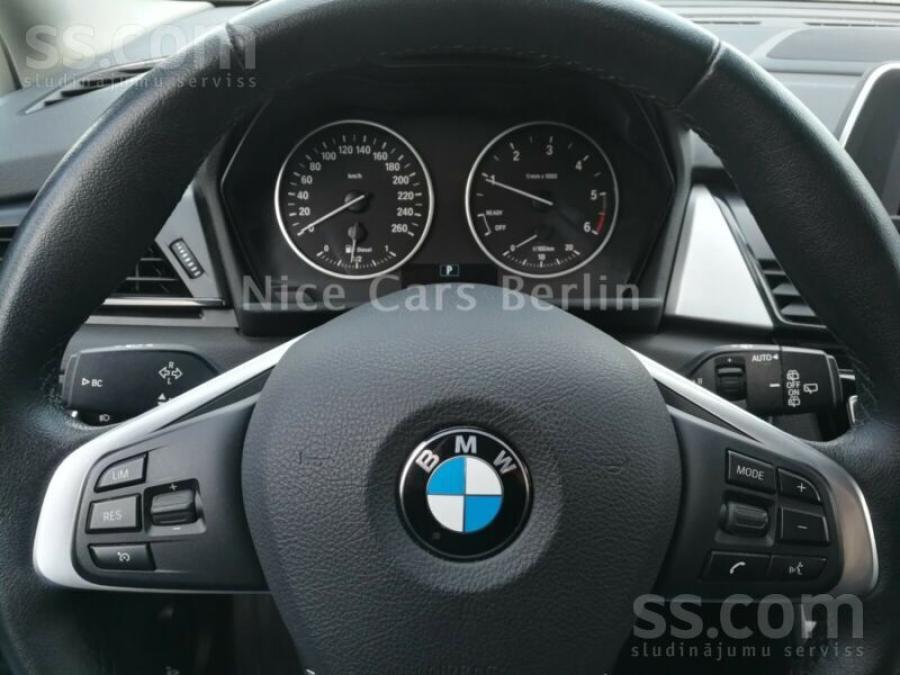Black BMW 216 2015 in Riga, with an engine capacity of 1.50 L and mileage of 198 thousand km for 7000 €, photo 18 on AUTOMOTO.COM.LV