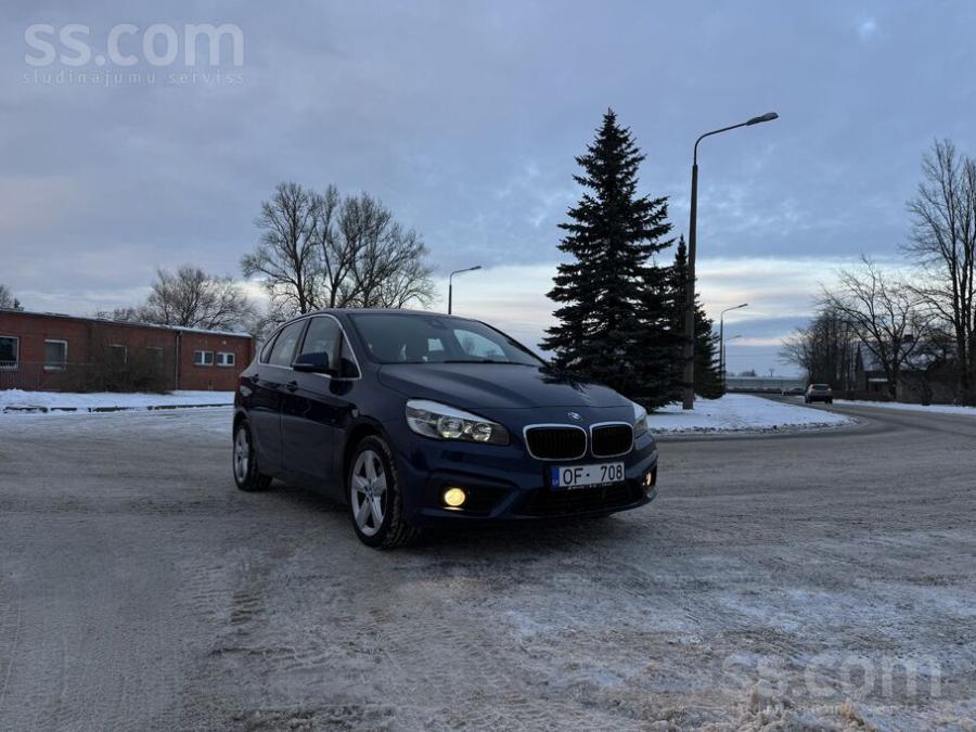 Blue BMW 216 2016 in Cesis, with an engine capacity of 1.50 L and mileage of 0 thousand km for 8300 €, photo 1 on AUTOMOTO.COM.LV