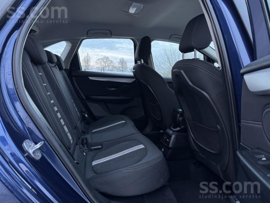 Blue BMW 216 2016 in Cesis, with an engine capacity of 1.50 L and mileage of 0 thousand km for 7950 €, photo 21 on AUTOMOTO.COM.LV