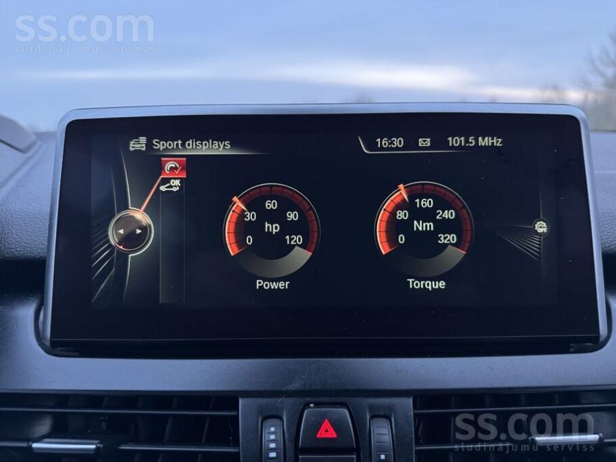 Blue BMW 216 2016 in Cesis, with an engine capacity of 1.50 L and mileage of 0 thousand km for 7950 €, photo 35 on AUTOMOTO.COM.LV