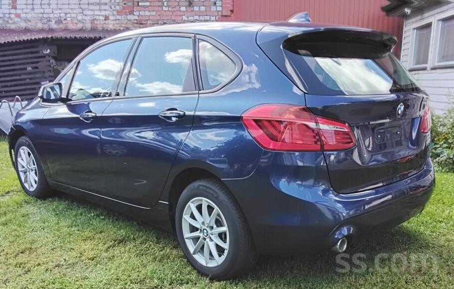 Blue BMW 216 2020 in Riga, with an engine capacity of 1.50 L and mileage of 191 thousand km for 11711 €, photo 5 on AUTOMOTO.COM.LV