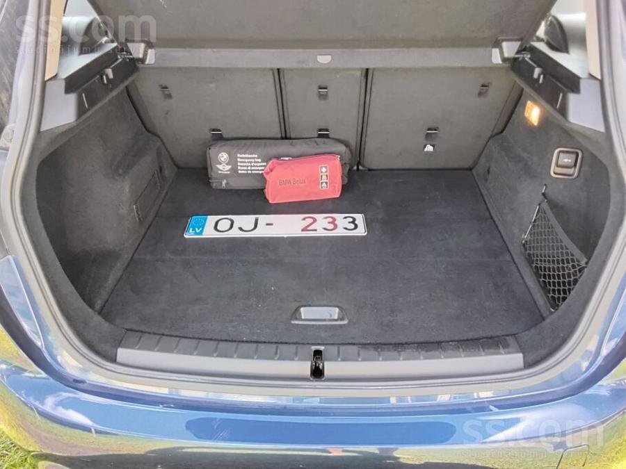 Blue BMW 216 2020 in Riga, with an engine capacity of 1.50 L and mileage of 191 thousand km for 11711 €, photo 19 on AUTOMOTO.COM.LV