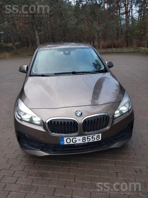 Brown BMW 216 2019 in Jurmala, with an engine capacity of 1.50 L and mileage of 171 thousand km for 12450 €, photo 1 on AUTOMOTO.COM.LV