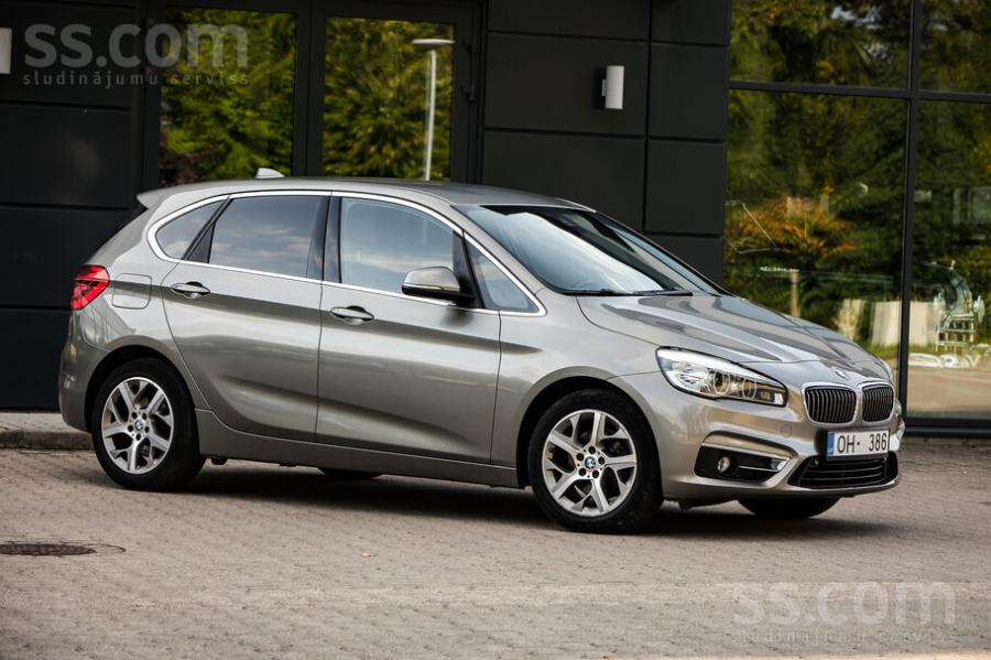 Brown BMW 216 2016 in Jelgava, with an engine capacity of 1.50 L and mileage of 185 thousand km for 9990 €, photo 8 on AUTOMOTO.COM.LV