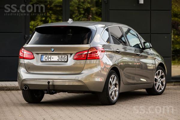 Brown BMW 216 2016 in Jelgava, with an engine capacity of 1.50 L and mileage of 185 thousand km for 9990 €, photo 8 on AUTOMOTO.COM.LV