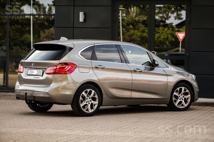 Brown BMW 216 2016 in Jelgava, with an engine capacity of 1.50 L and mileage of 185 thousand km for 9990 €, photo 10 on AUTOMOTO.COM.LV