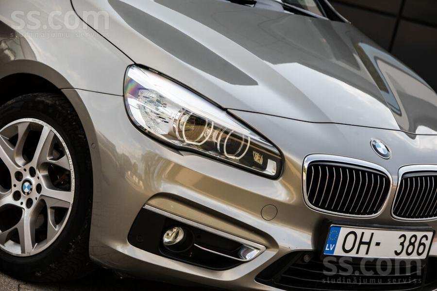Brown BMW 216 2016 in Jelgava, with an engine capacity of 1.50 L and mileage of 185 thousand km for 9990 €, photo 15 on AUTOMOTO.COM.LV