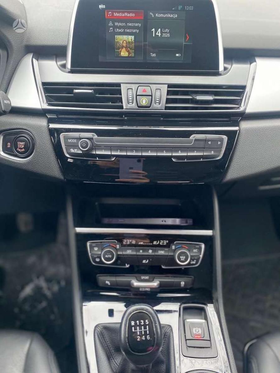 Black BMW 216 Gran Tourer 2021 in Vilnius, with an engine capacity of 1.50 L and mileage of 163 thousand km for 12500 €, photo 15 on AUTOMOTO.COM.LV
