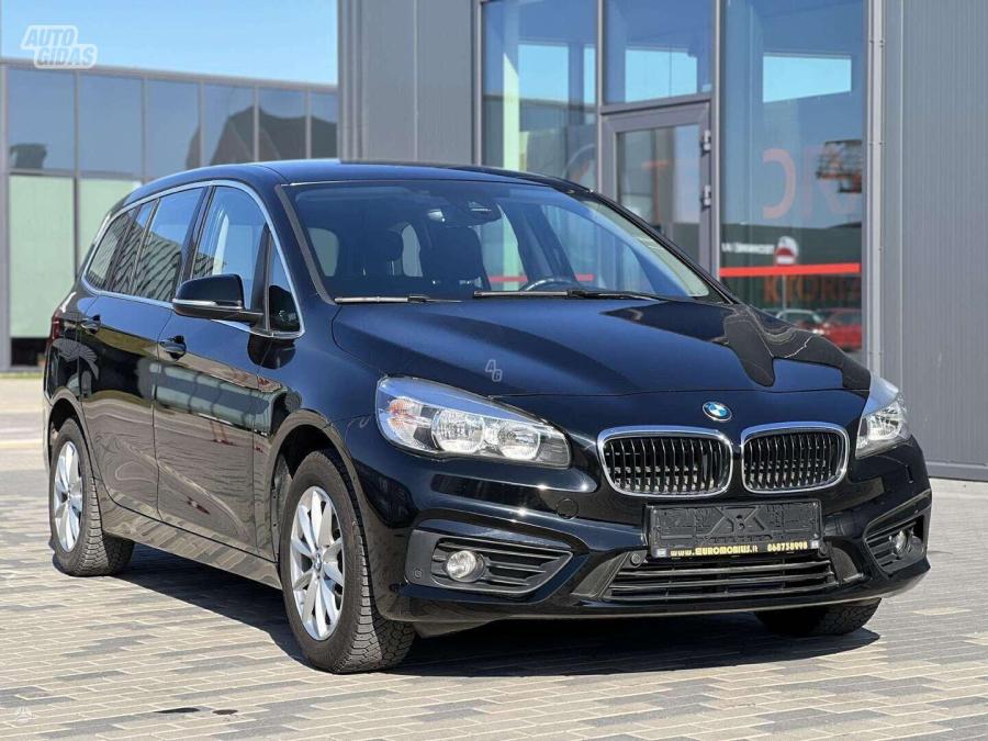Black BMW 216 Gran Tourer 2016 in Siauliai, with an engine capacity of 1.50 L and mileage of 222 thousand km for 8300 €, photo 1 on AUTOMOTO.COM.LV