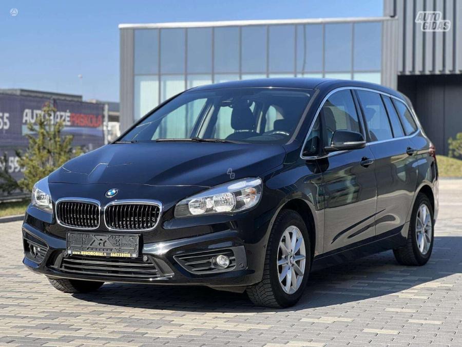 Black BMW 216 Gran Tourer 2016 in Siauliai, with an engine capacity of 1.50 L and mileage of 222 thousand km for 8300 €, photo 2 on AUTOMOTO.COM.LV