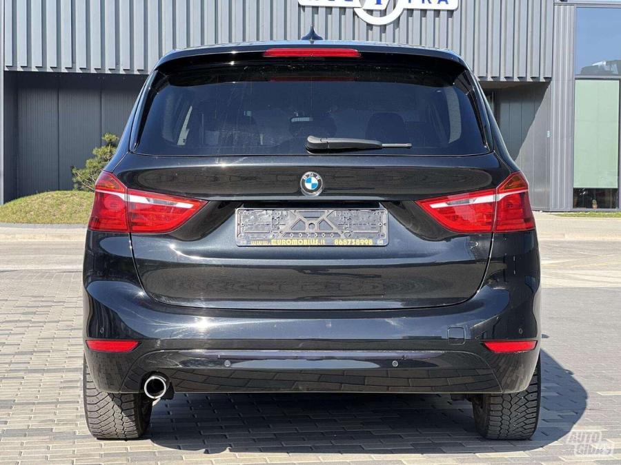Black BMW 216 Gran Tourer 2016 in Siauliai, with an engine capacity of 1.50 L and mileage of 222 thousand km for 8300 €, photo 5 on AUTOMOTO.COM.LV