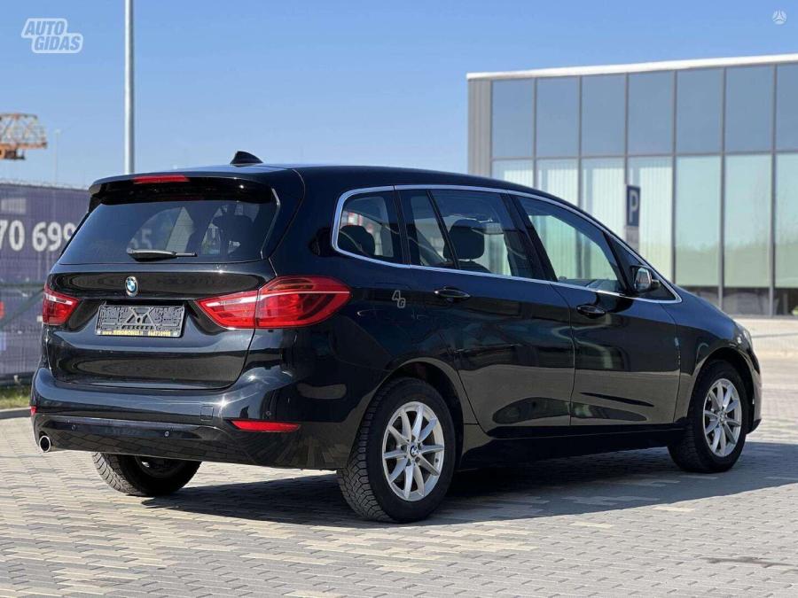Black BMW 216 Gran Tourer 2016 in Siauliai, with an engine capacity of 1.50 L and mileage of 222 thousand km for 8300 €, photo 7 on AUTOMOTO.COM.LV