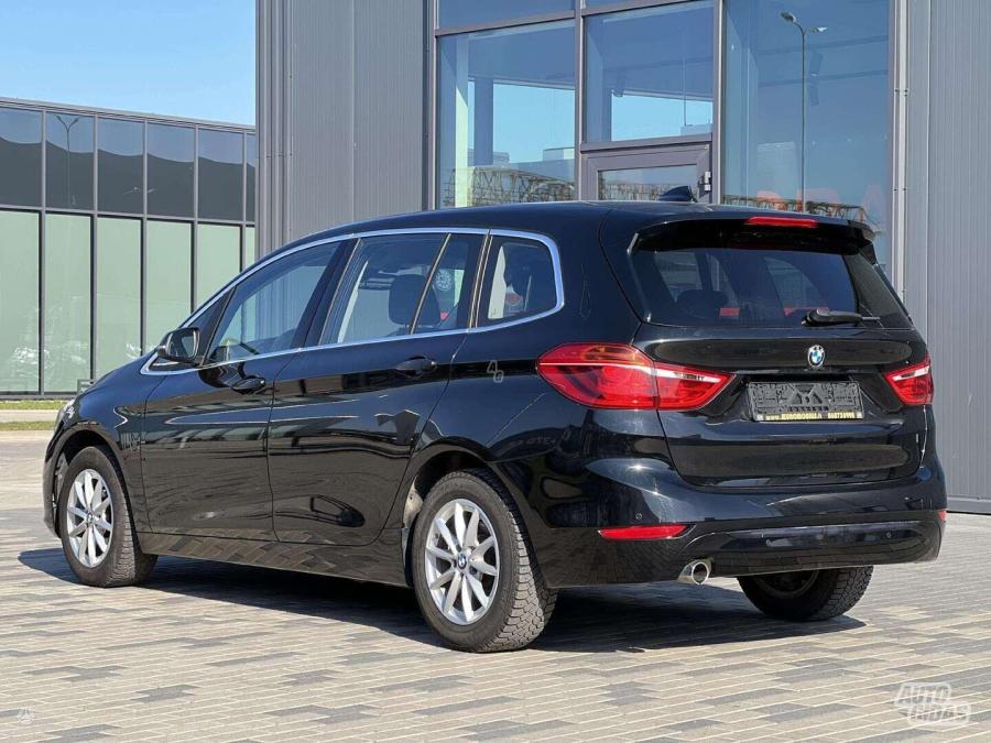 Black BMW 216 Gran Tourer 2016 in Siauliai, with an engine capacity of 1.50 L and mileage of 222 thousand km for 8300 €, photo 8 on AUTOMOTO.COM.LV