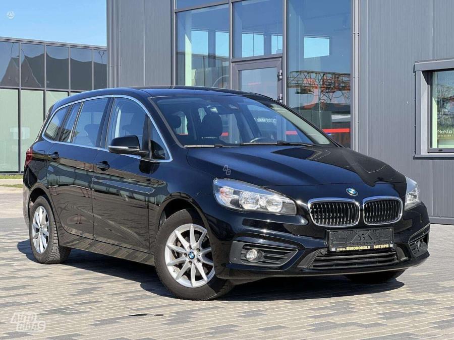 Black BMW 216 Gran Tourer 2016 in Siauliai, with an engine capacity of 1.50 L and mileage of 222 thousand km for 8300 €, photo 12 on AUTOMOTO.COM.LV