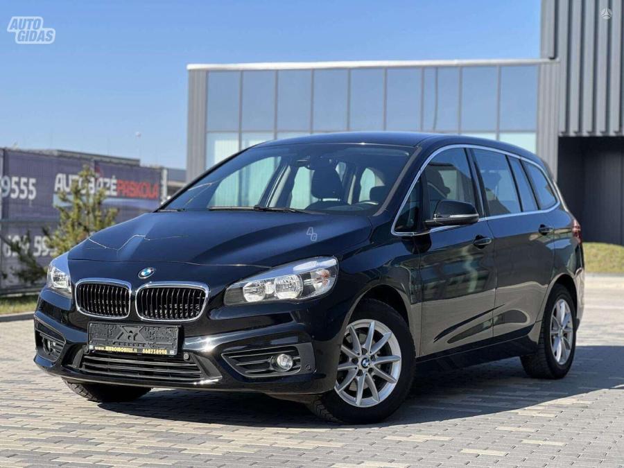 Black BMW 216 Gran Tourer 2016 in Siauliai, with an engine capacity of 1.50 L and mileage of 222 thousand km for 8300 €, photo 13 on AUTOMOTO.COM.LV