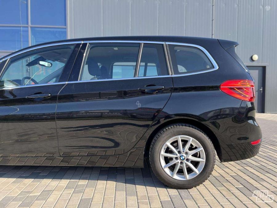 Black BMW 216 Gran Tourer 2016 in Siauliai, with an engine capacity of 1.50 L and mileage of 222 thousand km for 8300 €, photo 15 on AUTOMOTO.COM.LV