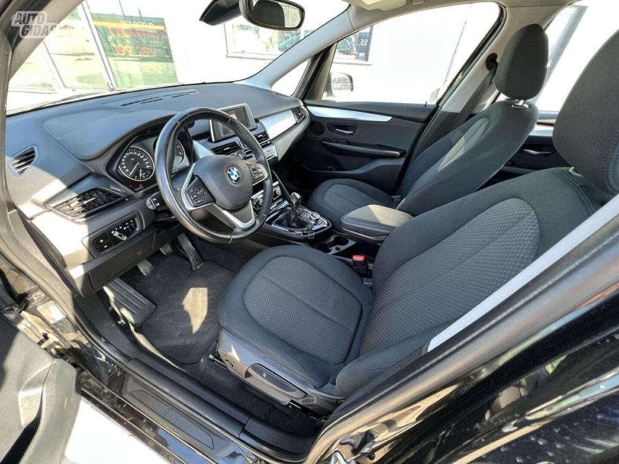 Black BMW 216 Gran Tourer 2016 in Siauliai, with an engine capacity of 1.50 L and mileage of 222 thousand km for 8300 €, photo 16 on AUTOMOTO.COM.LV