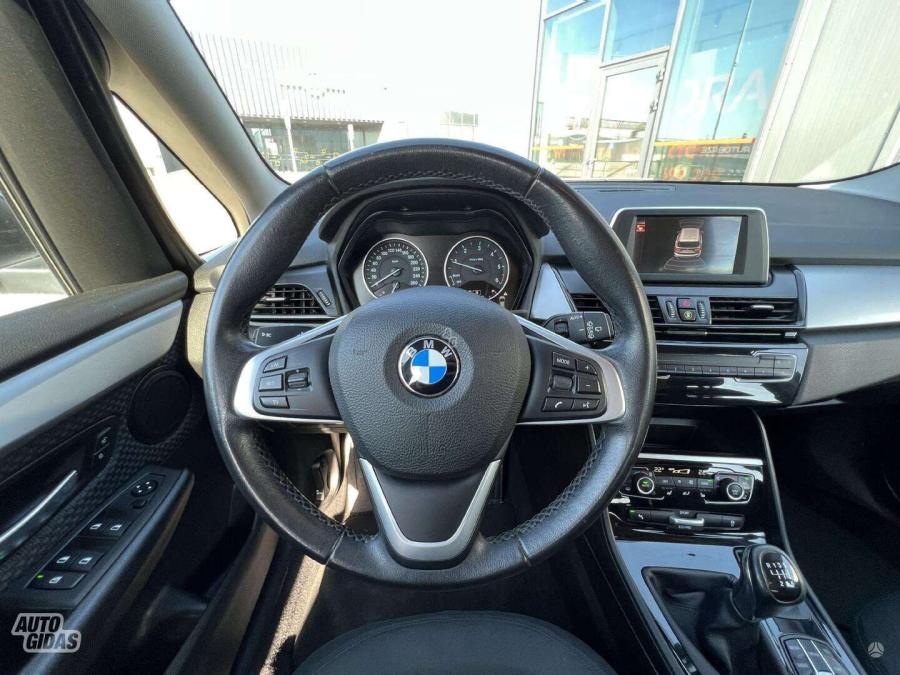 Black BMW 216 Gran Tourer 2016 in Siauliai, with an engine capacity of 1.50 L and mileage of 222 thousand km for 8300 €, photo 25 on AUTOMOTO.COM.LV