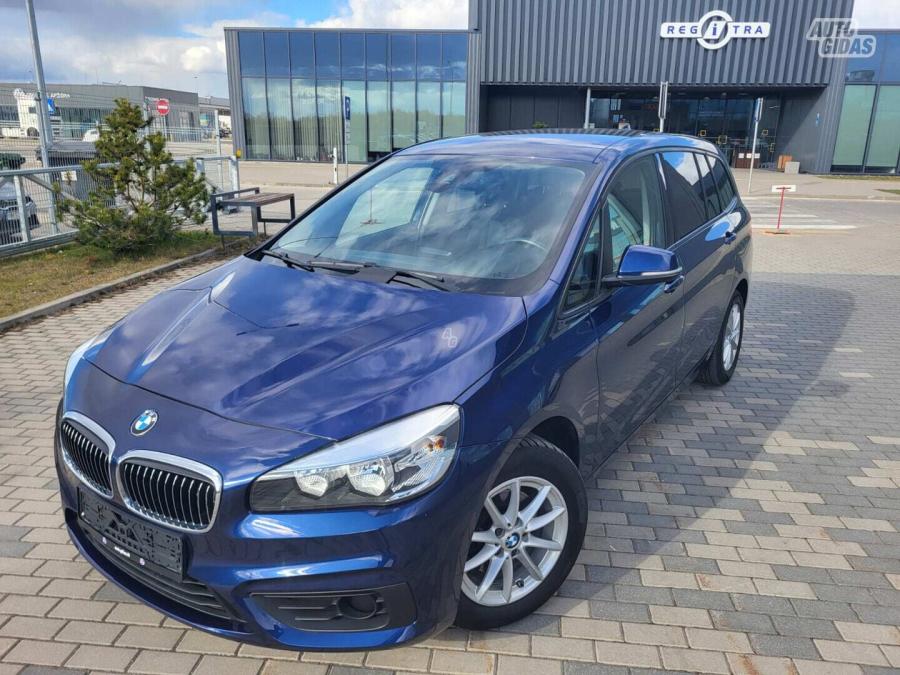 Blue BMW 216 Gran Tourer 2016 in Siauliai, with an engine capacity of 1.50 L and mileage of 159 thousand km for 7900 €, photo 5 on AUTOMOTO.COM.LV
