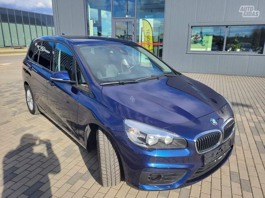 Blue BMW 216 Gran Tourer 2016 in Siauliai, with an engine capacity of 1.50 L and mileage of 159 thousand km for 7900 €, photo 14 on AUTOMOTO.COM.LV