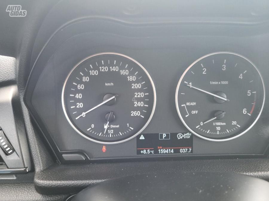 Blue BMW 216 Gran Tourer 2016 in Siauliai, with an engine capacity of 1.50 L and mileage of 159 thousand km for 7900 €, photo 22 on AUTOMOTO.COM.LV