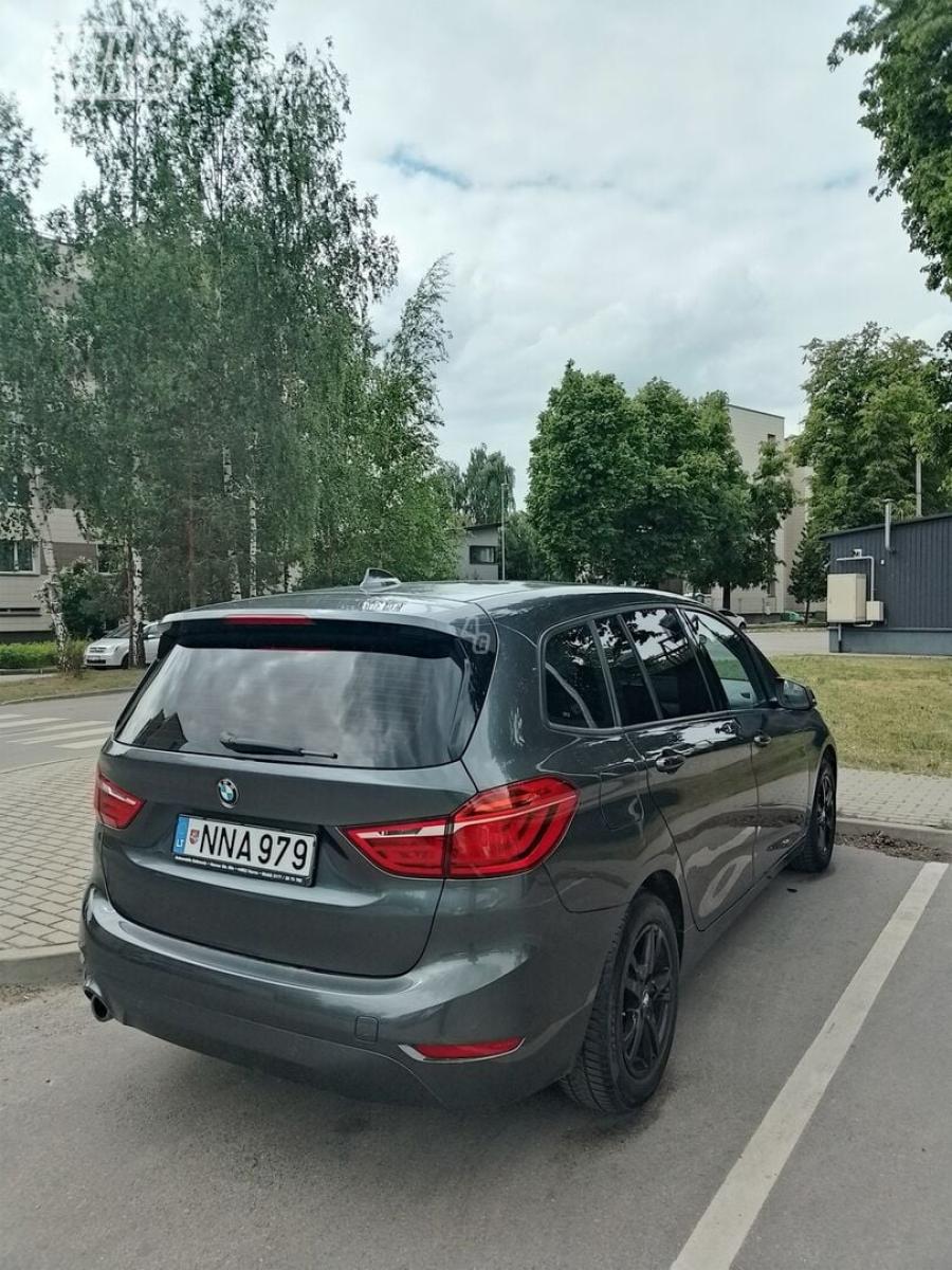 Pelēks BMW 216 Gran Tourer 2018 Panevēža, ar dzinēja tilpumu 1.50 L un nobraukumu 213 tūkst. km par 9999 €, foto 7 vietnē AUTOMOTO.COM.LV