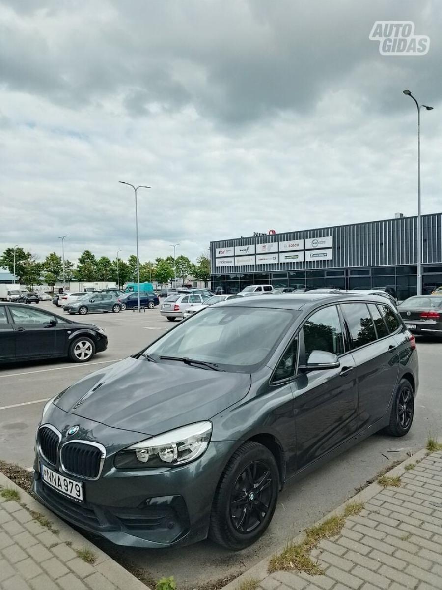 Pelēks BMW 216 Gran Tourer 2018 Panevēža, ar dzinēja tilpumu 1.50 L un nobraukumu 213 tūkst. km par 9999 €, foto 9 vietnē AUTOMOTO.COM.LV
