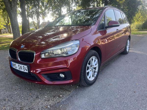 Красный БМВ 216 Gran Tourer 2016 в Вилкавишкис, объемом двигателя 2.00 л и пробегом 312 тыс. км за 7300 €, фото 1 на AUTOMOTO.COM.LV