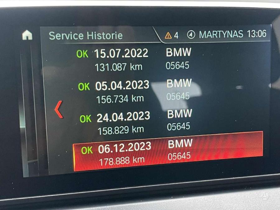 Red BMW 216 Gran Tourer 2018 in Kaunas, with an engine capacity of 1.50 L and mileage of 212 thousand km for 6600 €, photo 21 on AUTOMOTO.COM.LV