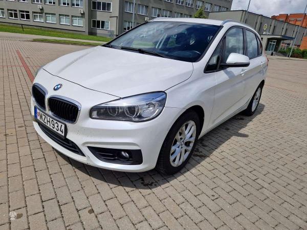 White BMW 216 Gran Tourer 2018 in Kaunas, with an engine capacity of 1.50 L and mileage of 215 thousand km for 7150 €, photo 2 on AUTOMOTO.COM.LV