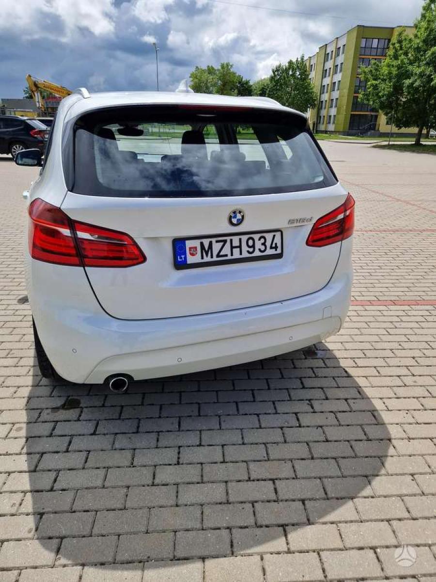 Balts BMW 216 Gran Tourer 2018 Kauņa, ar dzinēja tilpumu 1.50 L un nobraukumu 215 tūkst. km par 7150 €, foto 6 vietnē AUTOMOTO.COM.LV
