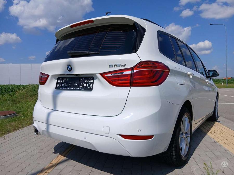 White BMW 216 Gran Tourer 2021 in Marijampole, with an engine capacity of 1.50 L and mileage of 131 thousand km for 12450 €, photo 18 on AUTOMOTO.COM.LV