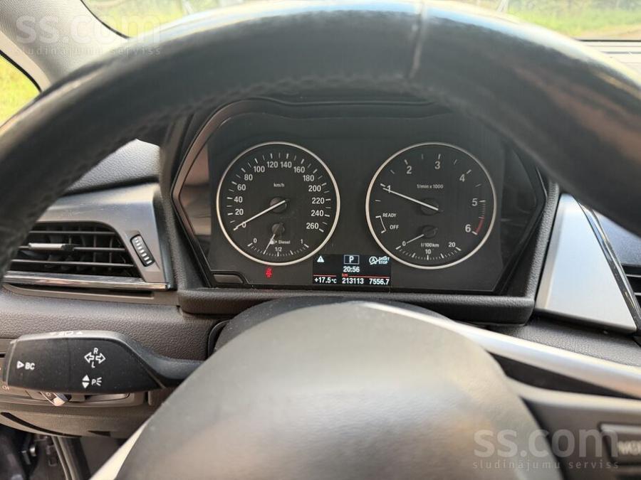 Grey BMW 216 2018 in Riga, with an engine capacity of 1.60 L and mileage of 213 thousand km for 11000 €, photo 16 on AUTOMOTO.COM.LV