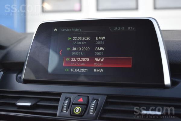 Grey BMW 216 2019 in Riga, with an engine capacity of 1.50 L and mileage of 163 thousand km for 12500 €, photo 8 on AUTOMOTO.COM.LV
