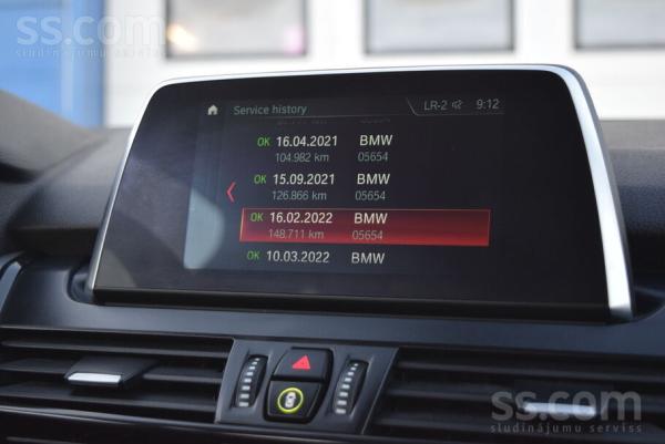 Grey BMW 216 2019 in Riga, with an engine capacity of 1.50 L and mileage of 163 thousand km for 12500 €, photo 9 on AUTOMOTO.COM.LV