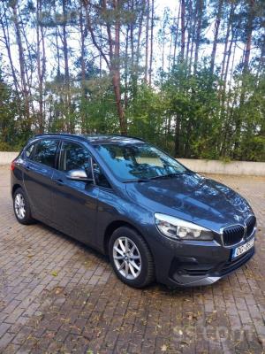 Grey BMW 216 2019 in Jurmala, with an engine capacity of 1.50 L and mileage of 162 thousand km for 10490 €, photo  on AUTOMOTO.COM.LV