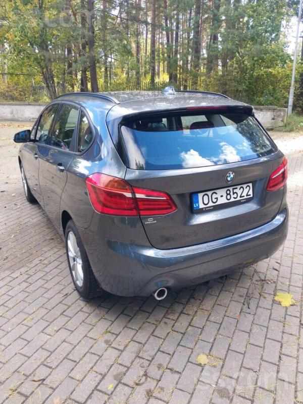 Grey BMW 216 2019 in Jurmala, with an engine capacity of 1.50 L and mileage of 162 thousand km for 10490 €, photo 8 on AUTOMOTO.COM.LV