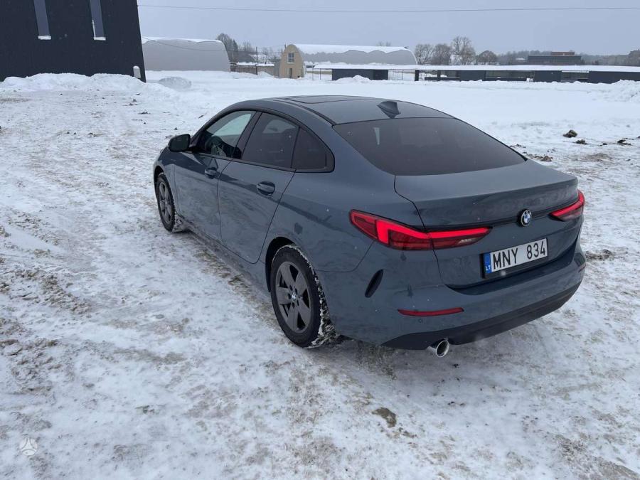 Pelēks BMW 216 2022 Mažeikiai, ar dzinēja tilpumu 1.50 L un nobraukumu 19 tūkst. km par 22500 €, foto 1 vietnē AUTOMOTO.COM.LV