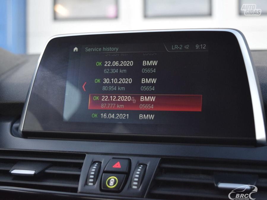 Grey BMW 216 2019 in Riga, with an engine capacity of 1.50 L and mileage of 163 thousand km for 13900 €, photo 8 on AUTOMOTO.COM.LV