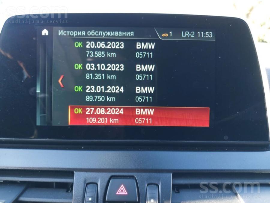 BMW 216 2021 in Jurmala, with an engine capacity of 1.50 L and mileage of 131 thousand km for 11900 €, photo 25 on AUTOMOTO.COM.LV