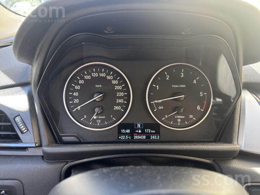 White BMW 216 2015 in Riga, with an engine capacity of 1.50 L and mileage of 270 thousand km for 6500 €, photo 5 on AUTOMOTO.COM.LV