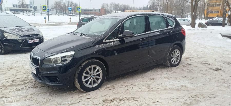 Melns BMW 218 Active Tourer 2015 Kauņa, ar dzinēja tilpumu 2.00 L un nobraukumu 289 tūkst. km par 6450 €, foto 6 vietnē AUTOMOTO.COM.LV