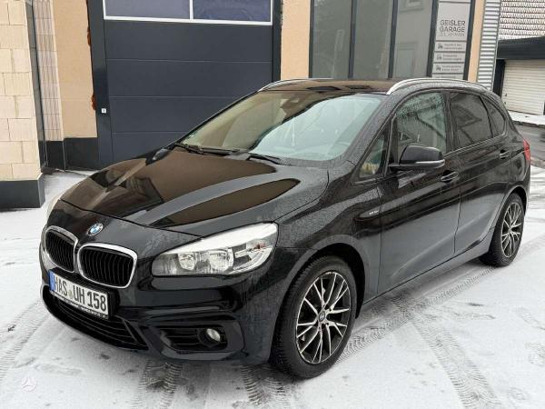 Black BMW 218 Active Tourer 2014 in Utena, with an engine capacity of 2.00 L and mileage of 280 thousand km for 7599 €, photo 3 on AUTOMOTO.COM.LV