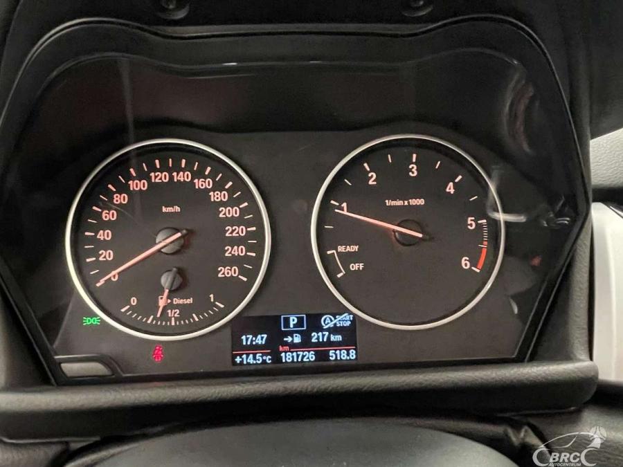 Black BMW 218 Active Tourer 2014 in Vilnius, with an engine capacity of 2.00 L and mileage of 182 thousand km for 7900 €, photo 31 on AUTOMOTO.COM.LV
