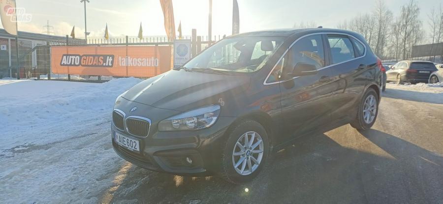 Black BMW 218 Active Tourer 2015 in Kaunas, with an engine capacity of 2.00 L and mileage of 289 thousand km for 6650 €, photo 2 on AUTOMOTO.COM.LV