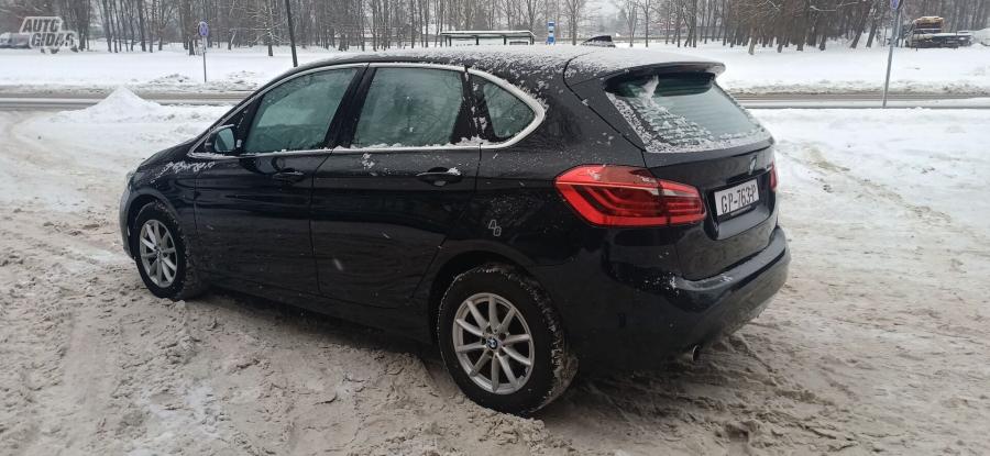 Black BMW 218 Active Tourer 2015 in Kaunas, with an engine capacity of 2.00 L and mileage of 289 thousand km for 6650 €, photo 12 on AUTOMOTO.COM.LV