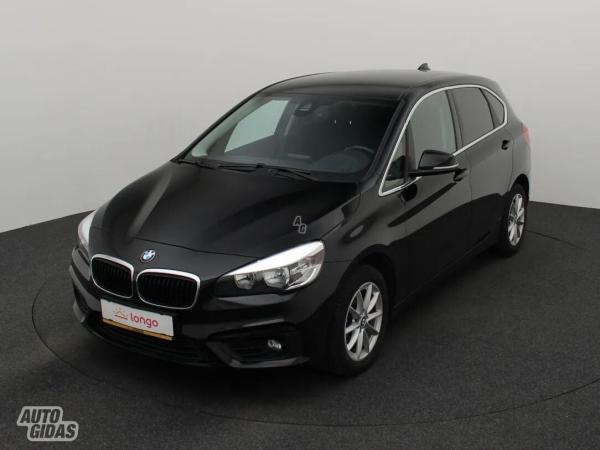 Черный БМВ 218 Active Tourer 2015 в Вильнюс, объемом двигателя 2.00 л и пробегом 247 тыс. км за 7599 €, фото 1 на AUTOMOTO.COM.LV